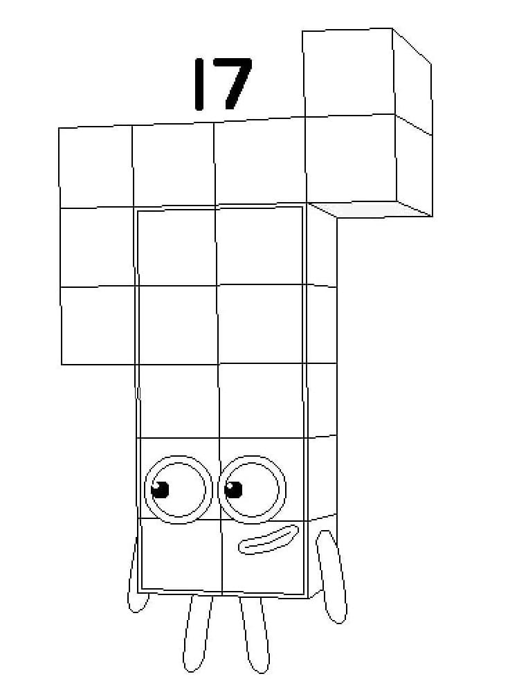 Numberblocks Tegninger Til Farvel gning Farvelegning Com